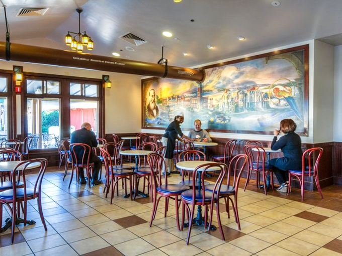 Step into a time machine disguised as an ice cream parlor. This cozy dining area whispers tales of sweet nostalgia and promises of delicious adventures to come.