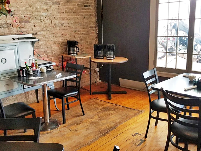 Step into a time machine of taste! This cozy corner blends vintage charm with the promise of modern culinary delights.