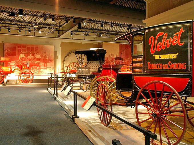 Forget Ferrari showrooms - this is where the real horsepower is! A museum of carriages that'll make you rethink your daily commute.