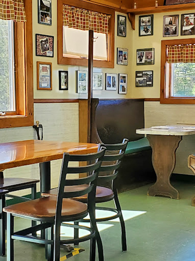 Step into a time capsule of comfort. Moody's interior is a cozy collage of memories, where every booth tells a story.