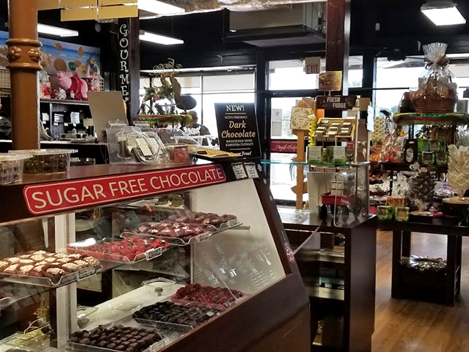 Step into a world where sugar reigns supreme. This candy wonderland could make Willy Wonka himself green with envy.