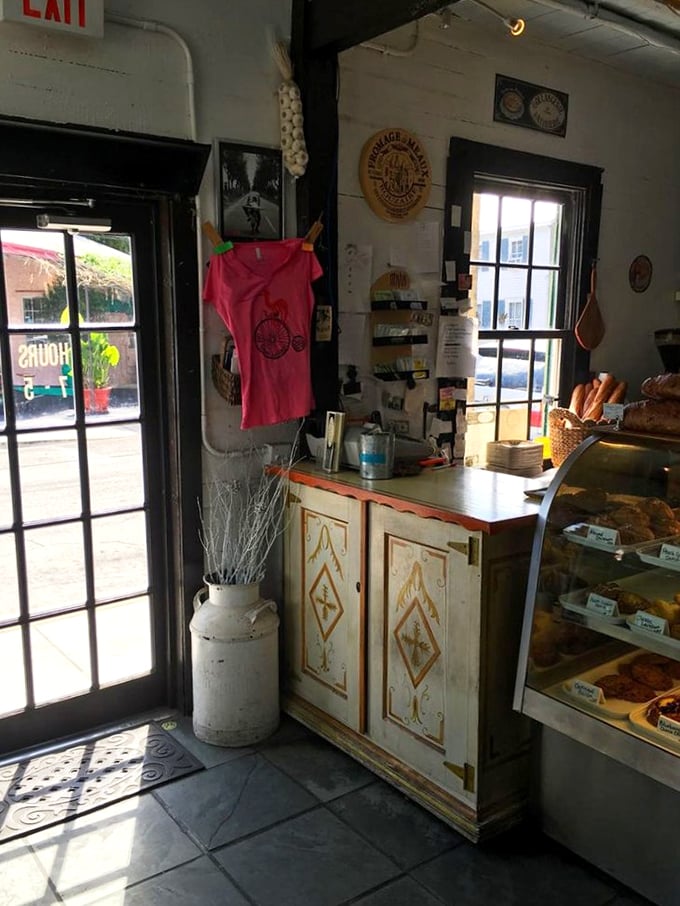 Step inside and feel the nostalgia wash over you. It's like your grandma's kitchen got a hip makeover, complete with quirky decor and mouthwatering aromas.