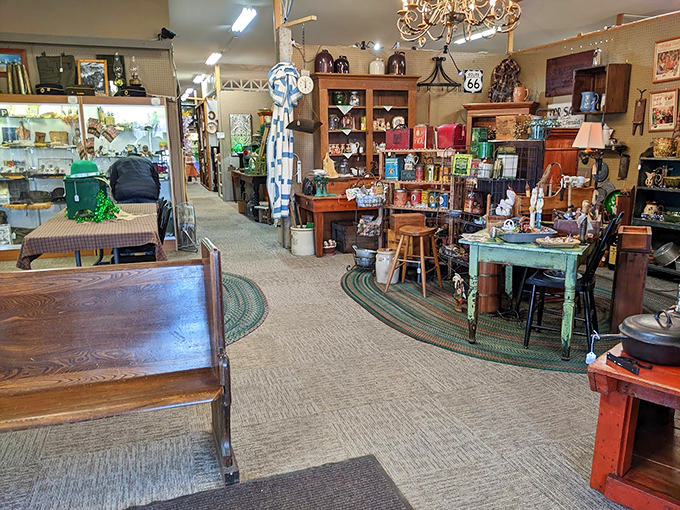 Step into a world where "organized chaos" is an art form. It's like your grandma's attic, but with price tags and better lighting.