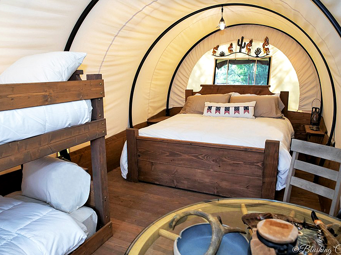 Forget five-star hotels &ndash; these cozy cabins are where the real Western magic happens. John Wayne would approve!