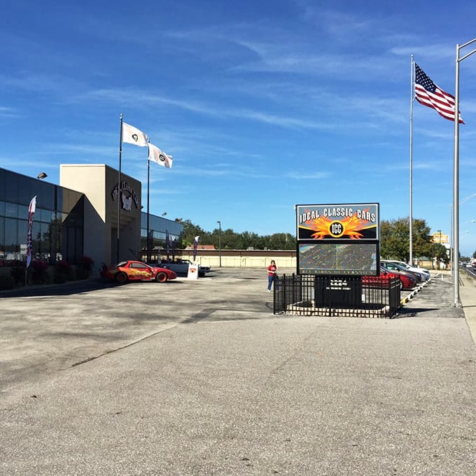 Step right up, folks! This entrance is your ticket to a world where chrome gleams and engines purr like contented cats.