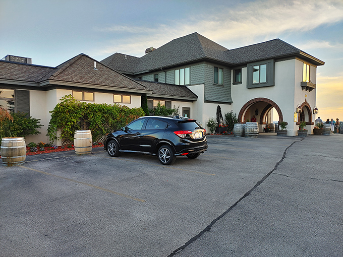 Welcome to wine country, Midwest style! This isn't your grandpa's barn &ndash; it's a slice of Tuscany with a Great Lakes twist.