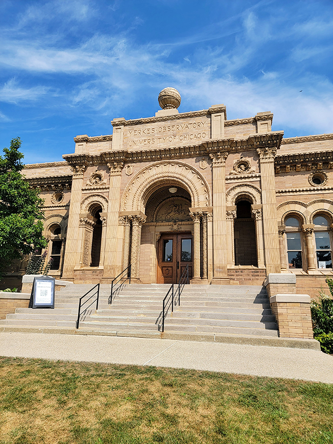 Grand entrance or portal to another dimension? This ornate facade could make even the Parthenon blush. Indiana Jones would approve of this architectural adventure.