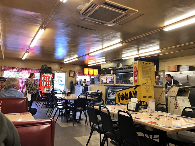 Step into a time machine disguised as a pizzeria. Rubino's interior is where retro charm meets the irresistible aroma of Italian-American comfort food.