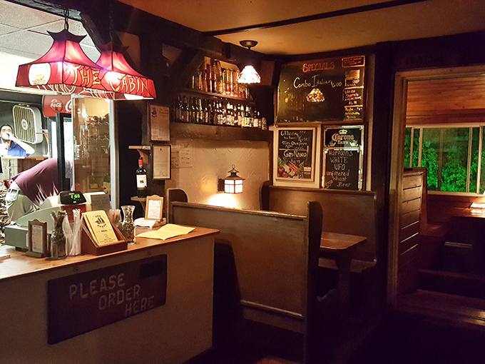 Step inside and you're transported to a cozy maritime haven. It's like your favorite uncle's man cave, if he were a seafaring gourmet.