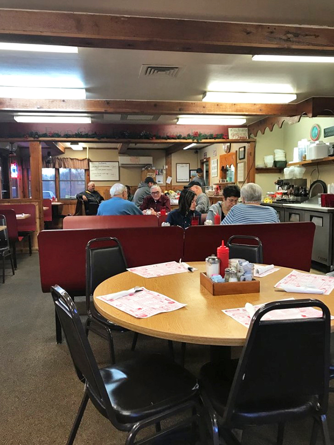 Where everybody knows your name... and your breakfast order. The Diner's cozy interior feels like a warm hug for your soul.