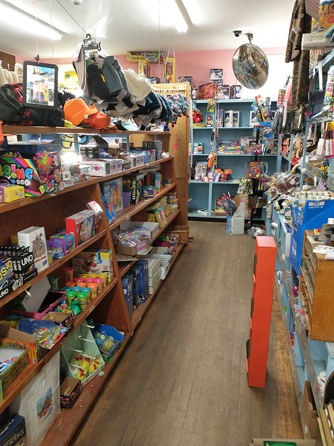 Step inside and prepare for sensory overload! It's like someone took a Tetris game and filled it with every household item imaginable. Who knew you needed a unicorn-shaped watering can?