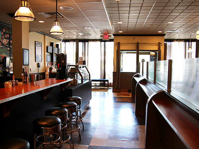 Step into a time warp where modern meets retro. It's like "Mad Men" had a love child with your favorite hometown diner.