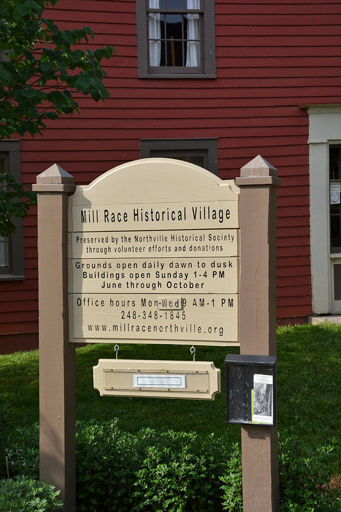 Who says history can't be punctual? This charming sign tells you exactly when to show up for your rendezvous with the past. Just don't expect any texts from 1855!