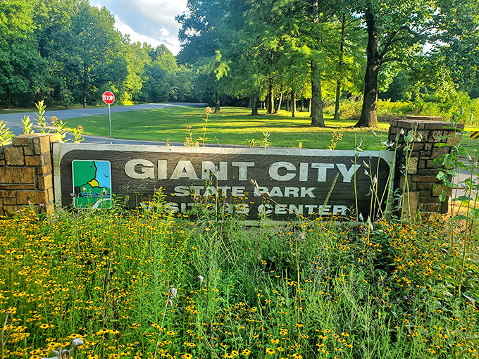 Welcome to Giant City, where the rocks are big and the adventures are bigger. It's like Disneyland for nature lovers, minus the long lines and overpriced churros.