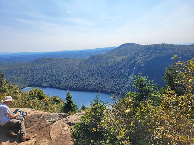 Who needs a corner office when you've got this view? Lake Willoughby's panorama makes even the most jaded hiker pause in awe.
