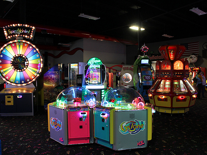 Step into a kaleidoscope of flashing lights and ringing bells. This isn't your grandma's bingo night &ndash; it's arcade heaven!