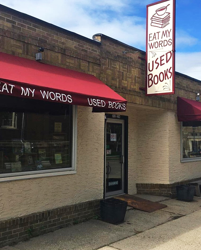 Step into a world where stories come alive. This unassuming entrance is your portal to countless adventures waiting on the shelves.