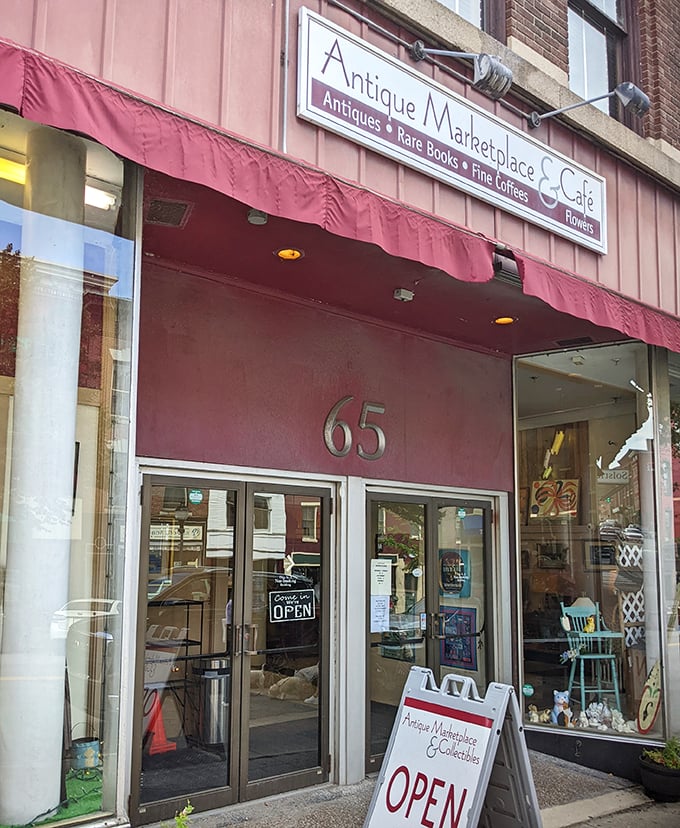 Open sesame to a world of wonders! This entrance is like the wardrobe to Narnia, only instead of talking lions, you'll find chatty antiques with stories to tell.