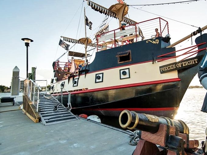 Talk about a grand entrance! This gangplank isn't just a way onto the ship&mdash;it's a portal to your inner buccaneer. Time to channel your inner Jack Sparrow!