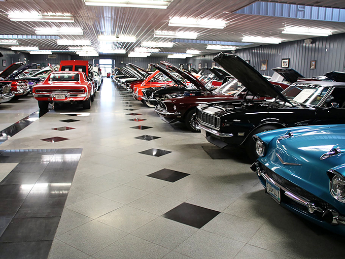 Step inside and prepare for sensory overload! It's a chrome-plated wonderland that'll make your inner child (and your dad) squeal with delight.