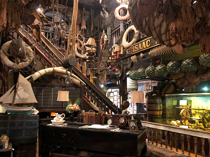 Step inside and you're transported to a wreckers' warehouse circa 1856. It's like "Night at the Museum" meets "Pirates of the Caribbean," minus the cursed treasure.