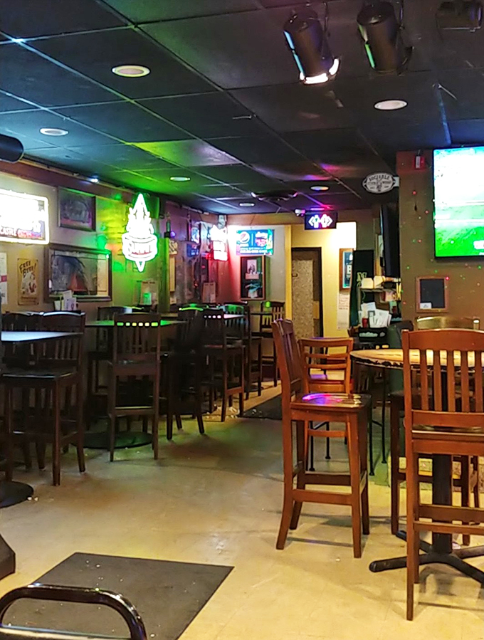 Step into a time capsule of good times and great eats. The 1029 Bar's interior is a kaleidoscope of neon, nostalgia, and the promise of nautical delights.