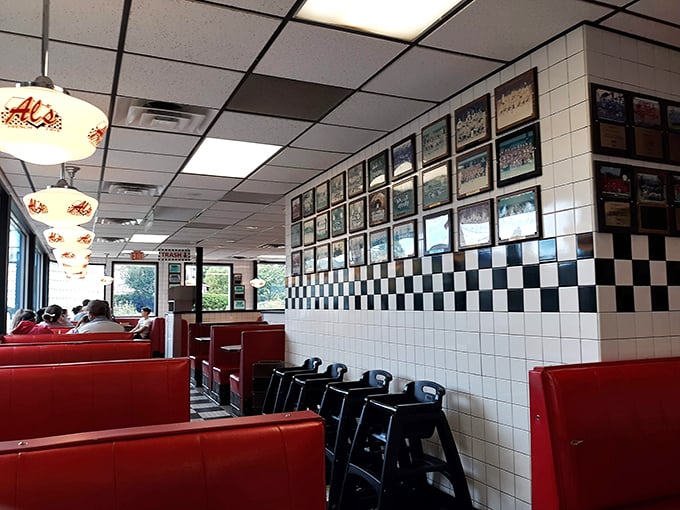 Step into a time warp of comfort food and camaraderie. Al's interior is like a '50s sitcom set, but with better burgers!