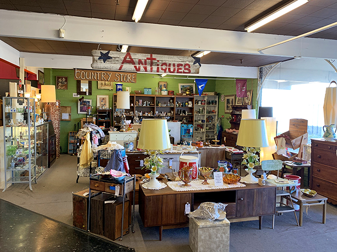 Step into the Country Store, where Norman Rockwell meets Martha Stewart. It's a cornucopia of rustic charm that'll make you want to churn butter and gossip on the front porch.
