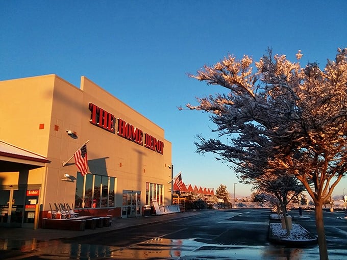 Home Depot's sunset glow reminds us that even big-box stores can look magical when framed by Arizona's spectacular evening sky.