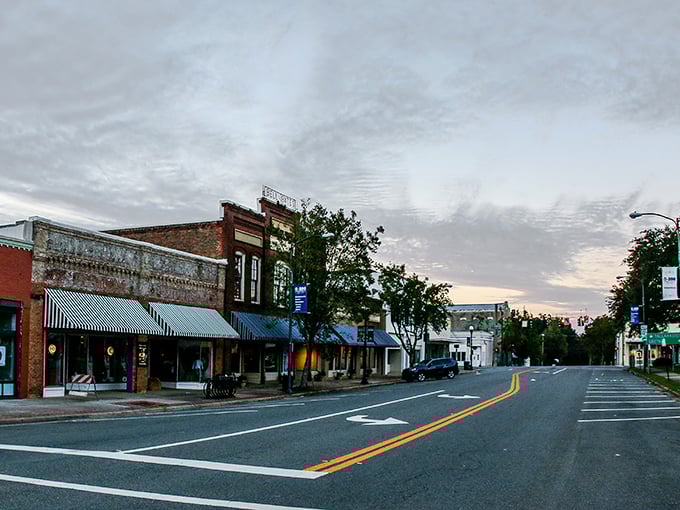 Twilight magic in downtown Quincy. As the sun sets, the streets come alive with a warm glow that'd make even Edward Cullen feel welcome.