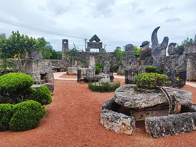 Pull over for a pit stop in prehistory! Coral Castle's massive monoliths make the perfect backdrop for road trip selfies.