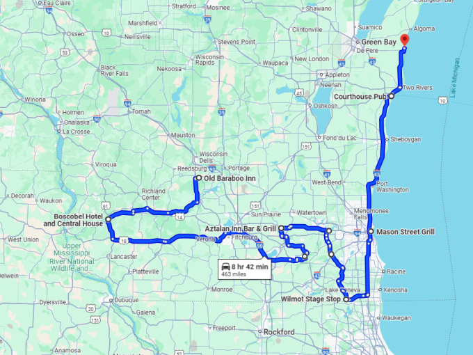 21 paranormal dining wincosin map