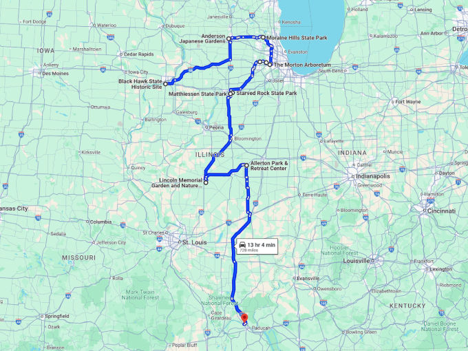 23 illinois breathtaking parks map