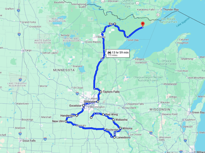 25 dreamy historic minnesota towns map