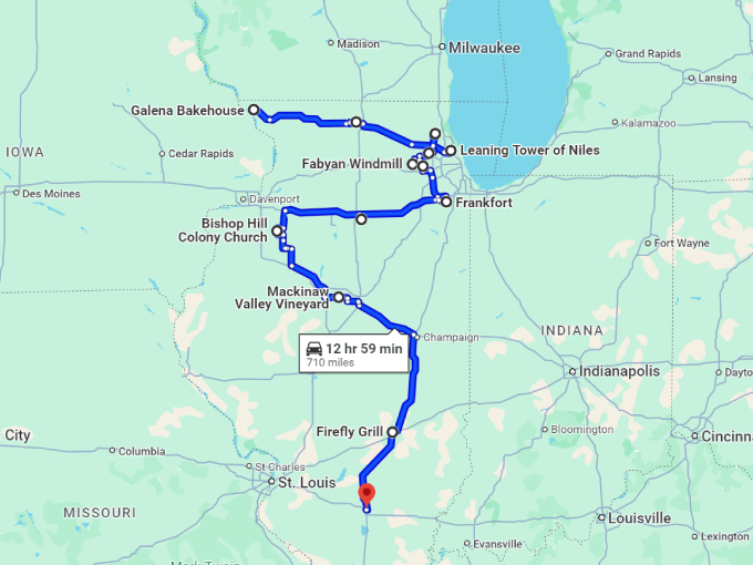 27 illinois european like treasures map