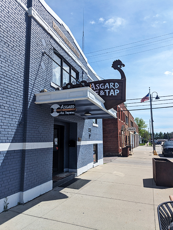 Roadside revelation: Where else can you channel your inner Viking and satisfy your hunger in one pit stop?