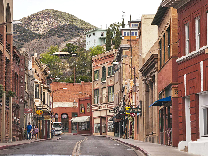 Bisbee: Where Victorian architecture meets bohemian spirit. It's like San Francisco's quirky cousin decided to vacation in the desert.