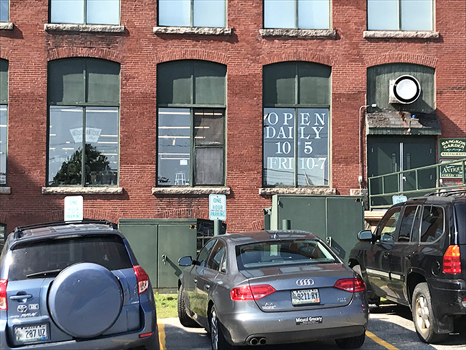 Industrial chic meets treasure trove: Where history and bargain hunting collide.