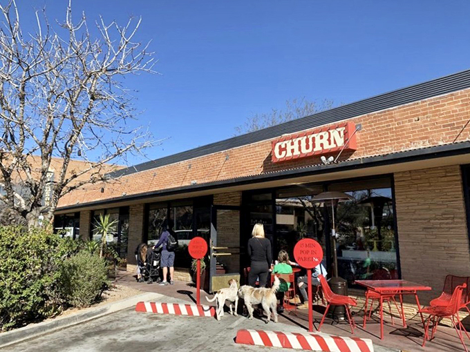 Cruise into Churn and park your taste buds for a flavor journey that's smoother than a '57 Chevy.