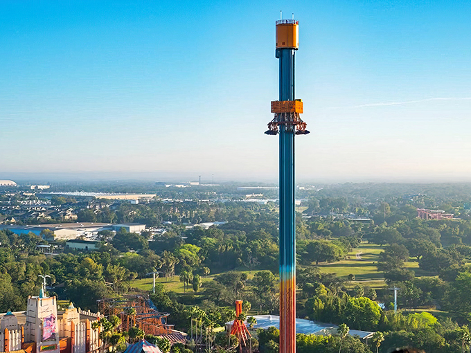 Face your fears &ndash; literally. Falcon's Fury gives you a bird's-eye view before turning you into the bird.