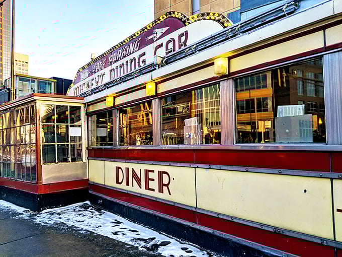 Your journey through time starts here. Mickey's Diner: where every booth tells a story.