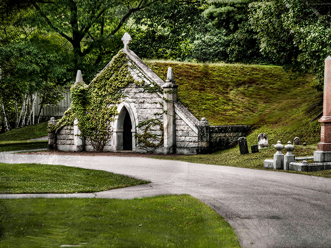 Where the past meets the present... and occasionally says "boo!" Mount Hope Cemetery: history with a side of goosebumps.