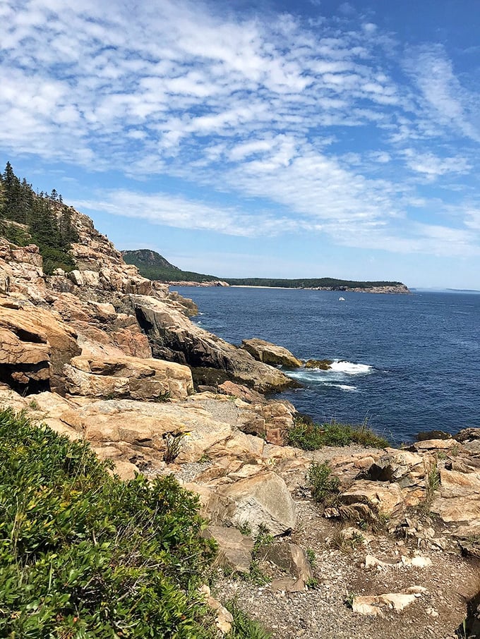 Surf's up, way up! These towering cliffs give 'sea level' a whole new meaning.