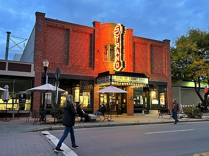 The Strand Theatre: Rockland's time machine to Hollywood's Golden Age. Just add popcorn and prepare for a night of vintage magic!