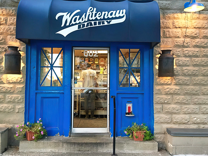 Stone-cold classic: Washtenaw Dairy's facade is as timeless as its milkshakes are timeless.