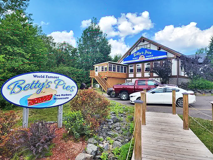 World famous? You betcha! Betty's pies are so good, they might just overshadow those 10,000 lakes Minnesota's always bragging about.