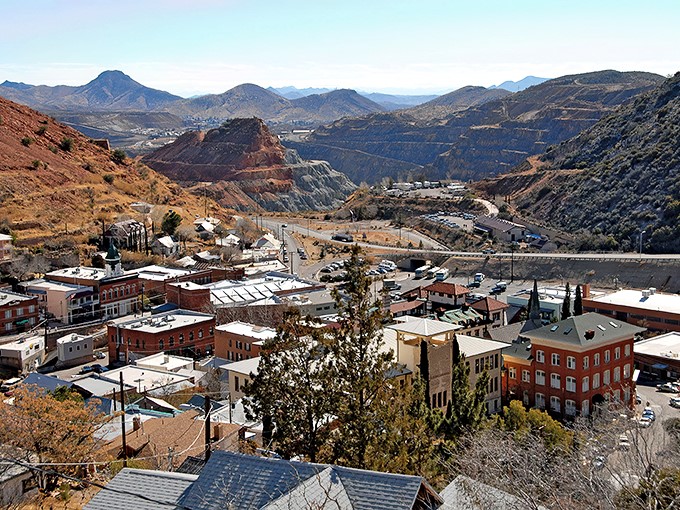 Nestled in the Mule Mountains, Bisbee's colorful streets are a feast for the eyes. Who knew a former mining town could be so hip?