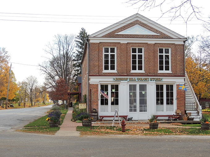 Forget IKEA, this is the real deal! Bishop Hill's colorful storefronts serve up authentic Swedish charm with a side of Midwestern hospitality.