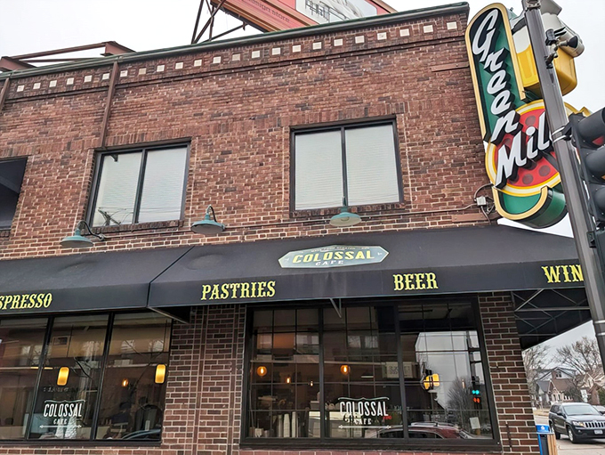 Espresso, pastries, and&hellip; wait, is that beer? Colossal Cafe's facade is like a choose-your-own-adventure novel for grown-ups.