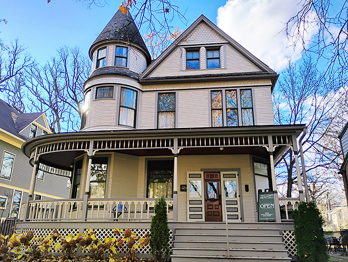 "For whom the doorbell tolls? It tolled for Ernest, right here in this Victorian beauty."